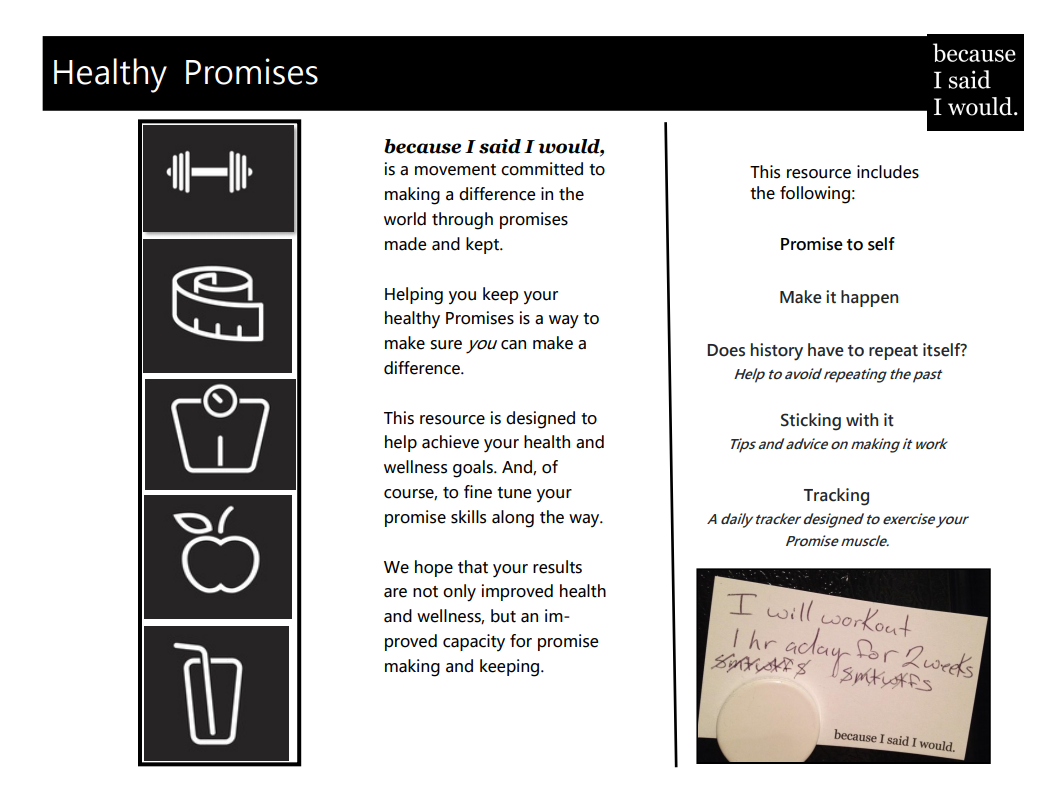 Our Programs - because I said I would.