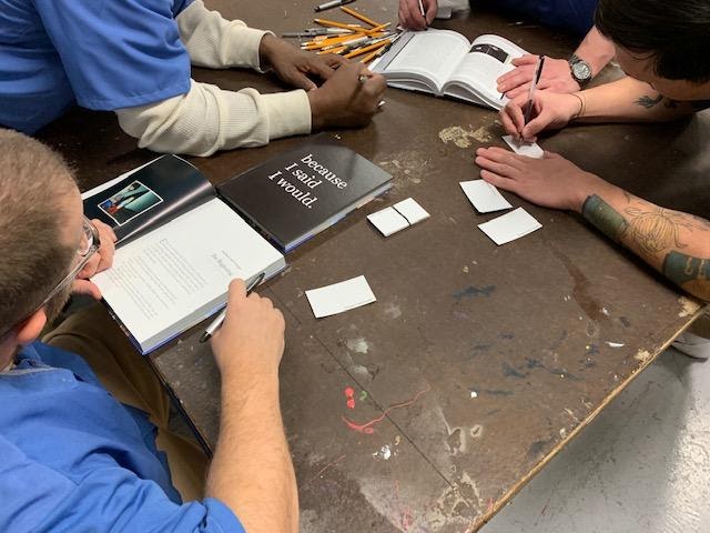 Adult Corrections Chapter Program | because I said I would.